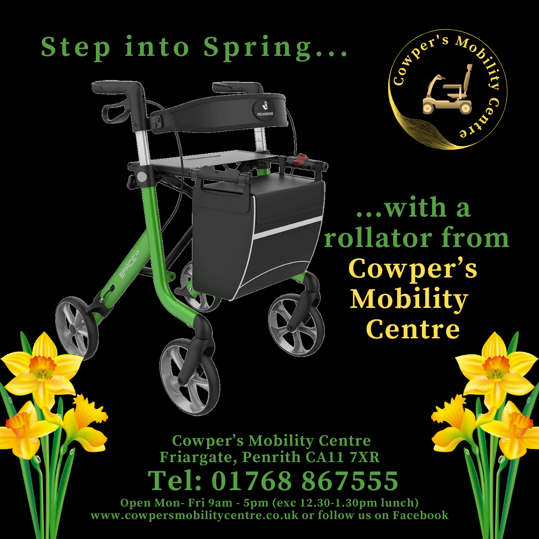 Step into Spring! – Cowper's Mobility Centre